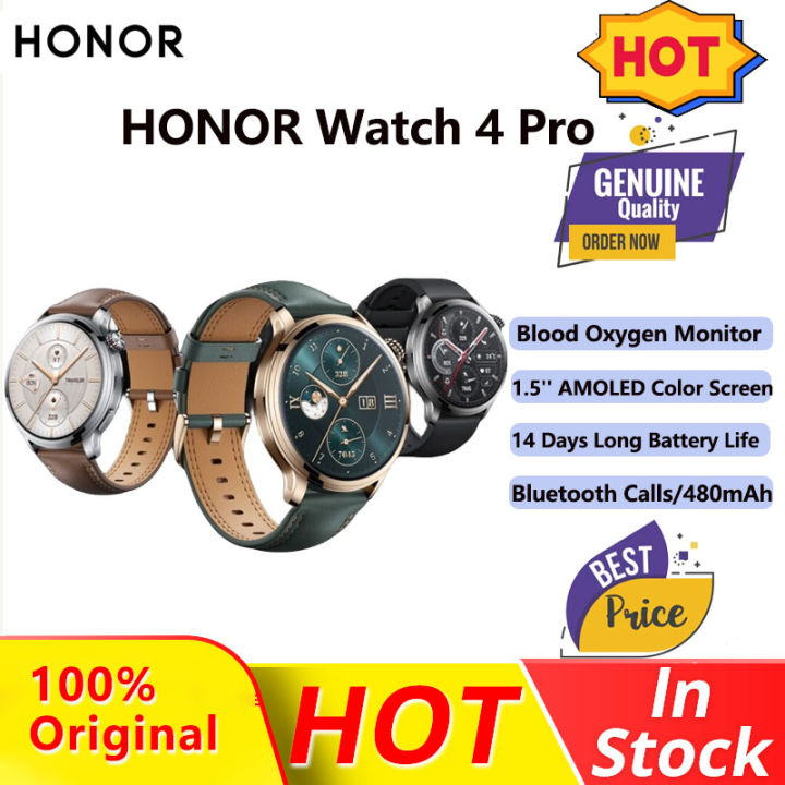 【Ready Stock】Honor Watch 4 Pro/1.5-inch OLED Screen/eSIM Independent ...