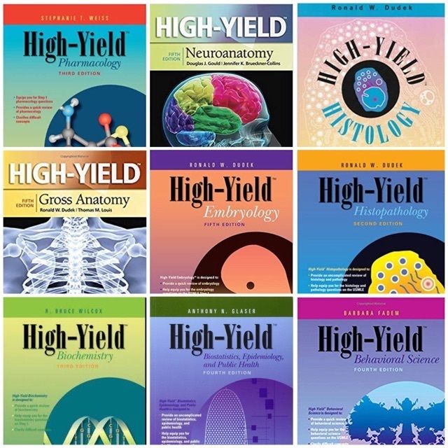 High Yield Series (Anatomy, Physiology, Biochemistry, Biostatistics ...