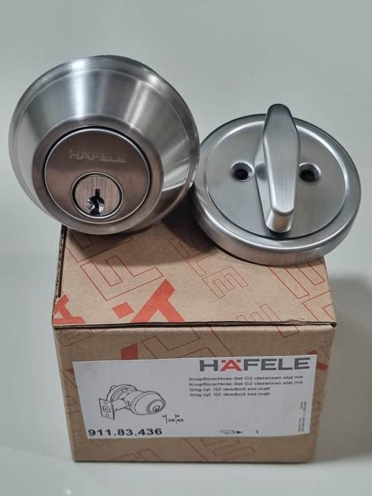 Hafele Deadbolt single key with thumbturn (Heavyduty) | Lazada PH