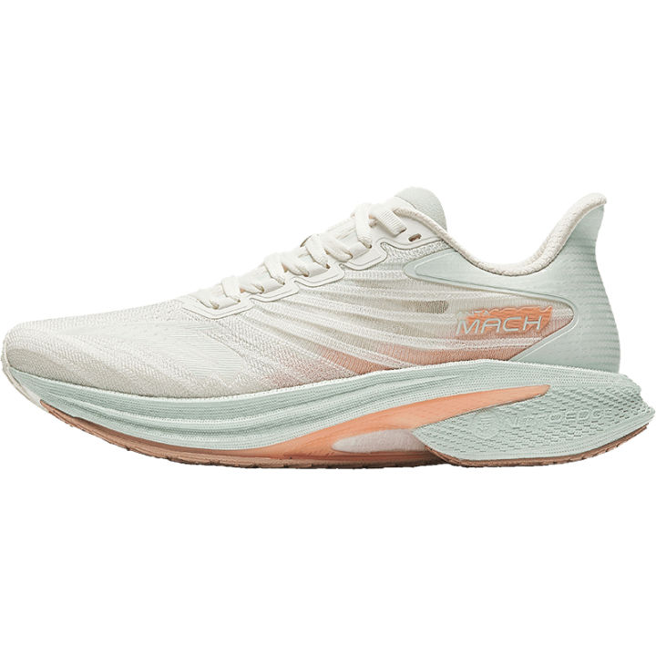 ANTA Women MACH 4 Running Shoes 1224C5583-1 -Ivory White/Oxygen Green ...