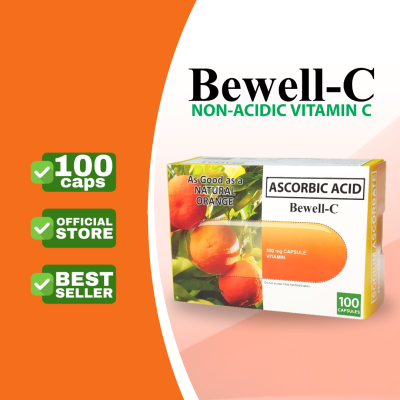 Bewell-C Non- Acidic Vitamin C supplement 500mg Capsules Box of 100 ...