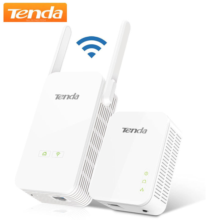 Tenda PH5 AV1000 Wifi Powerline Adapter Kit With Gigabit Ports Wi-Fi ...