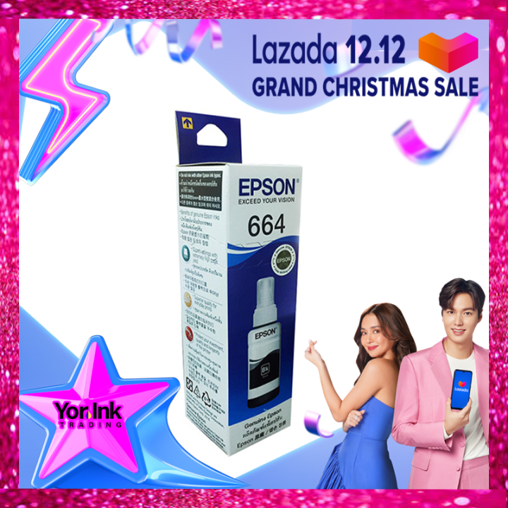 Epson 664 Black Original ink bottle 70ml | Lazada PH