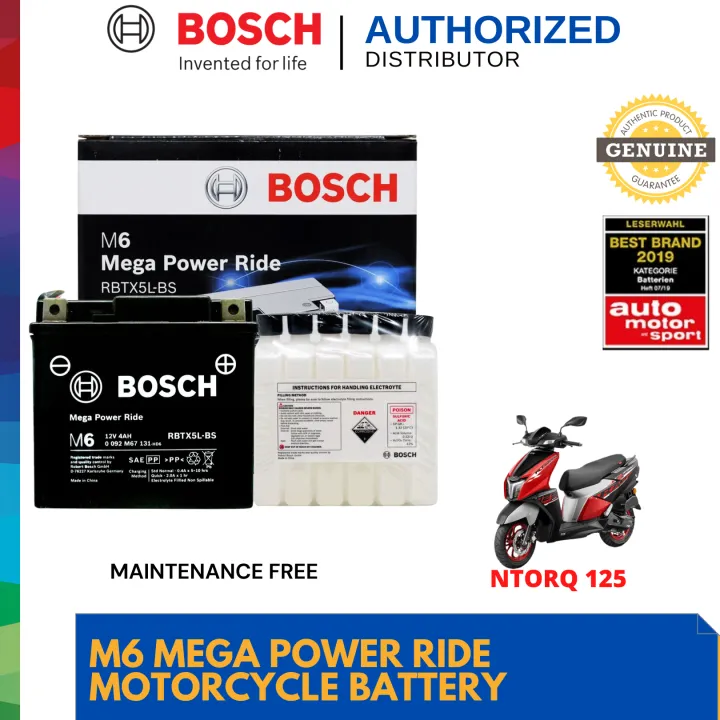 Bosch 5L Battery for NTORQ 125, 5L Battery, Bosch Battery | Lazada PH