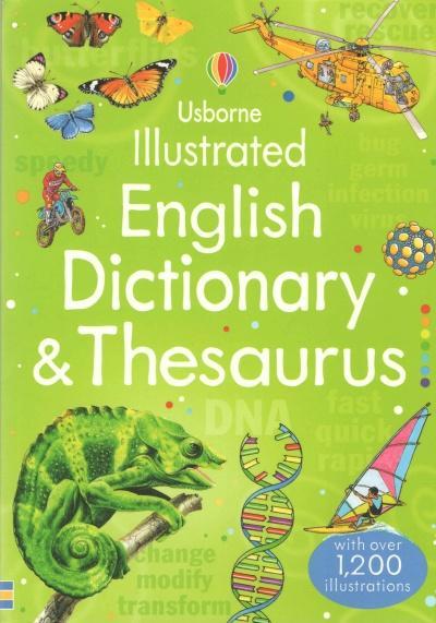 USBORNE ILLUSTRATED : ENGLISH DICTIONARY AND THESAURUS (AGE 9+) BY ...