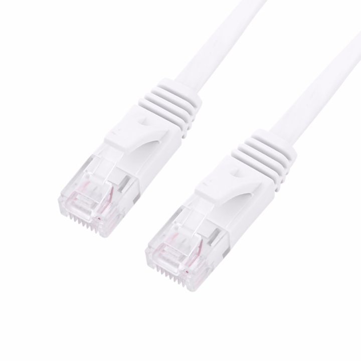 CAT6 CAT6a LAN Network Cable Flat RJ45 High Speed Patch Cord STP ...