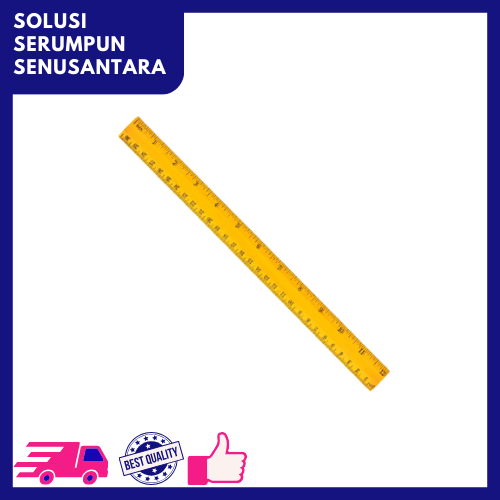PEMBARIS KAYU PANJANG / WOODEN RULER 1METER | Lazada