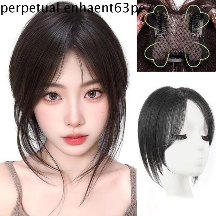 ETUALE ต่อผม ท็อปเปอร์ผมและวิกผมที่มีหน้าม้า คลิปอิน กลาง หน้าม้าผม ...