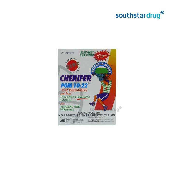 Cherifer PGM 10 22 For Teenagers With Zinc Capsule 30s | Lazada PH