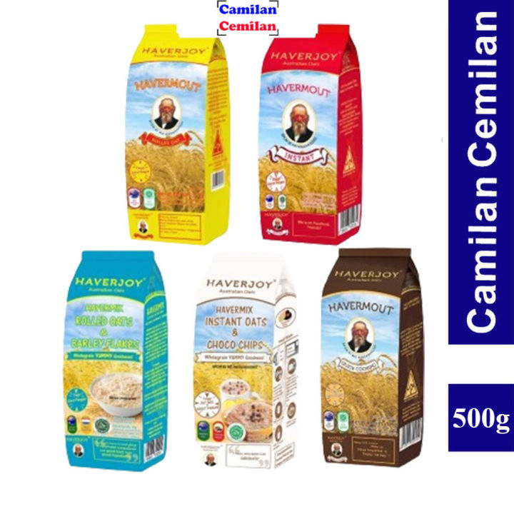 Haverjoy Oatmeal Australian Oat Havermout Instan Rolled Quick 500 gr ...