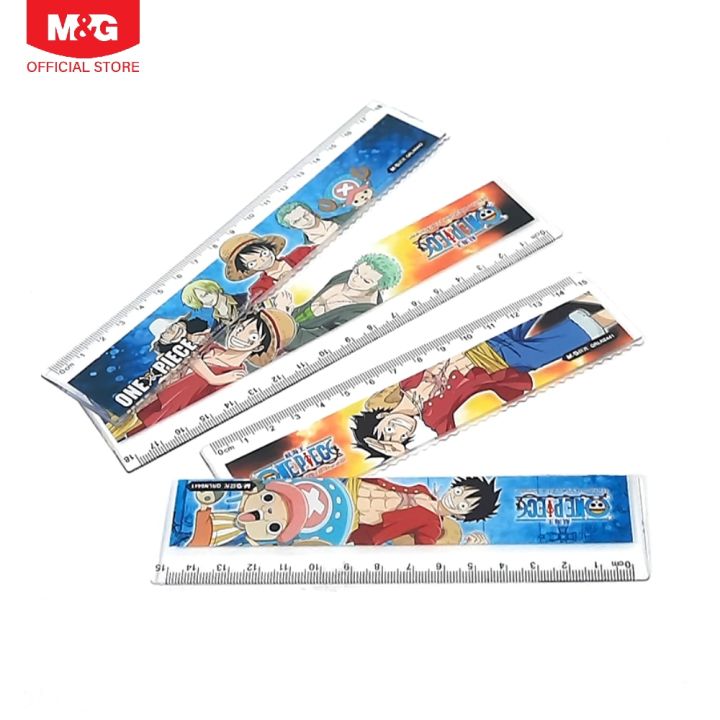M&G One Piece Series Character Ruler - Durable, Draw Straight and Wavy ...