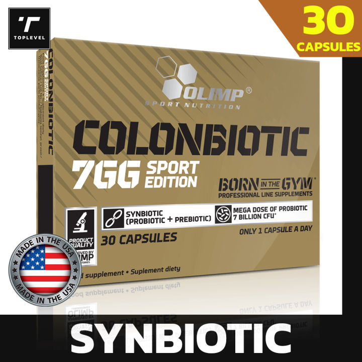 Olimp Colonbiotic 7GG Sport Edition - 30 caps Synbiotics (โพรไบโอติก+พรีไบโอติก) 7 พันล้านตัวที่ ...