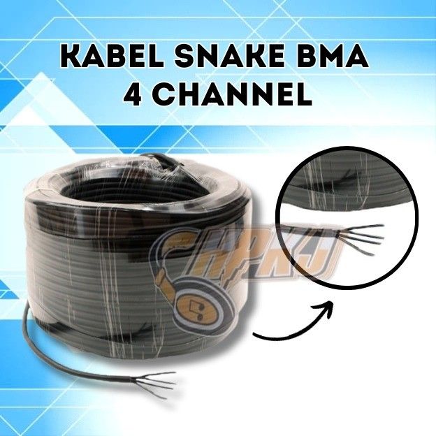 ( 35 METER ) KABEL SNAKE BMA 4CH Kabel snake bma isi 4 35M | Lazada Indonesia