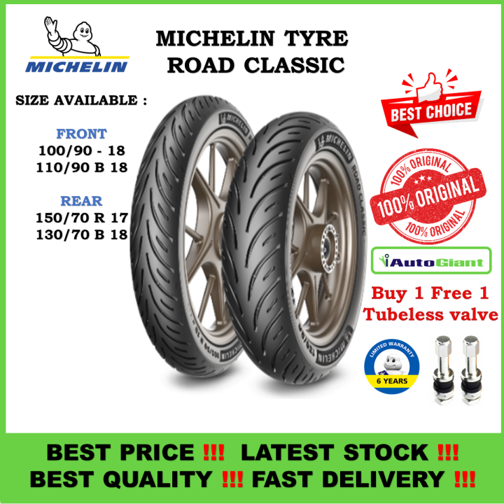 TAYAR MICHELIN ROAD CLASSIC RADIAL TYRE | Lazada