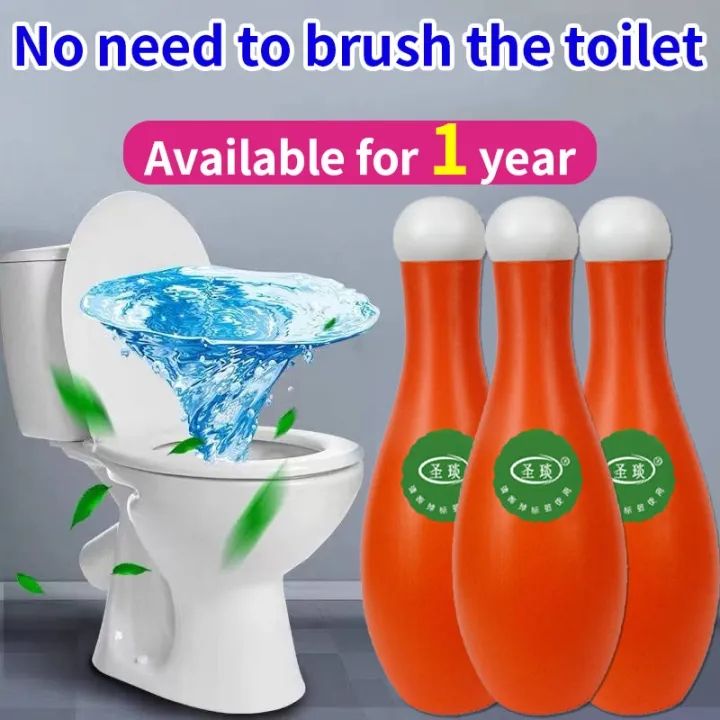 Toilet cleaner is non stick to the toilet, preventing the removal of ...