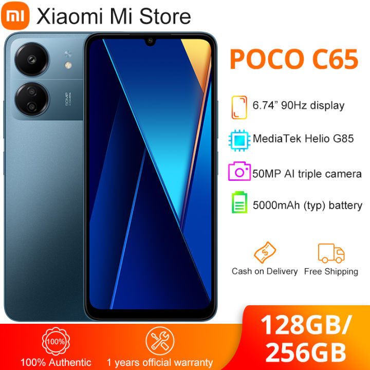 POCO C65 Global Version 6GB 128GB/8GB 256GB MediaTek Helio G85 6.74" 90Hz Display 50MP Triple ...