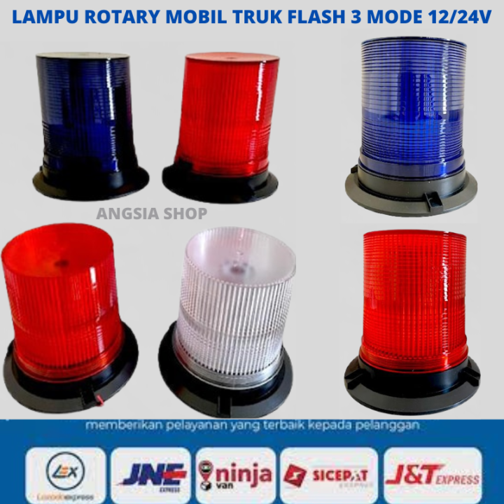 Lampu Variasi Rotari Rotary Rotator Warning Light Universal LED Blitz 3 ...