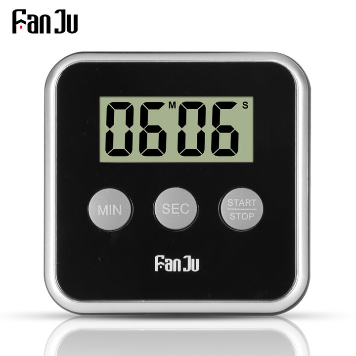 Dyao6480 FanJu FJ231ดิจิตอลนับถอยหลังในครัวแม่เหล็กจอแสดงผลขนาดใหญ่ปลุก ...