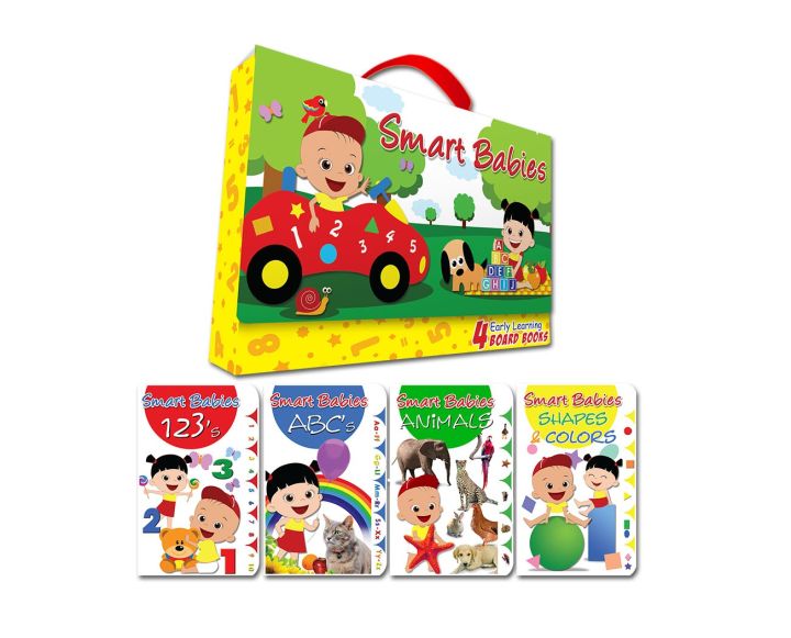 Smart Babies Early Learning Board Books with Carry Case | Lazada PH
