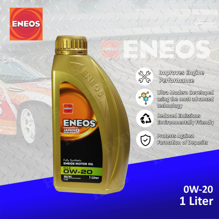 ENEOS Fully Synthetic Motor Oil SAE 0W-20 SN/RC Gas Engine ( 1 Liter ) | Lazada PH