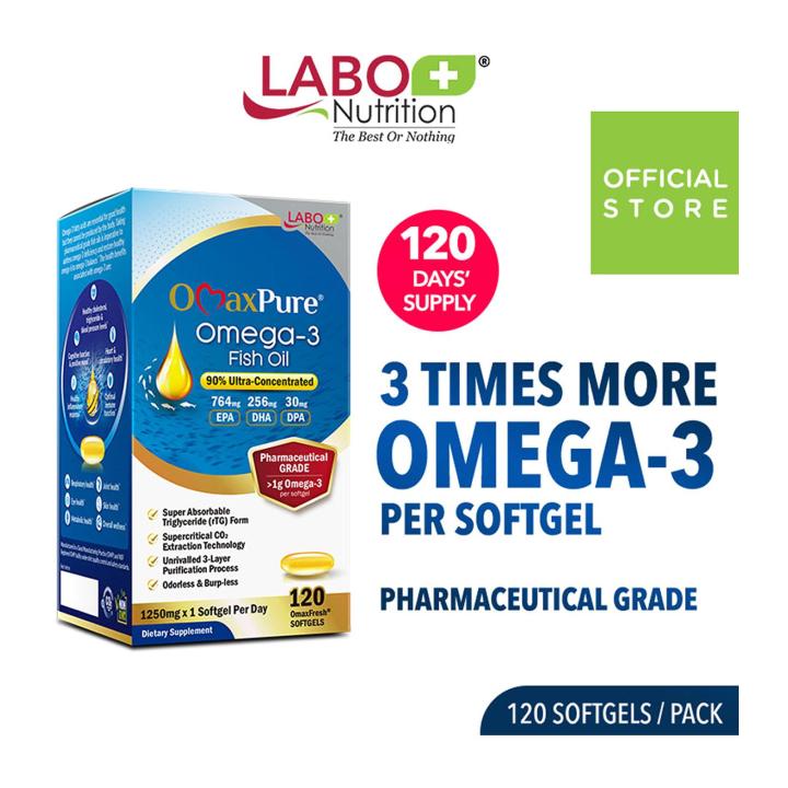 LABO Nutrition Omaxpure Omega 3 Fish Oil | Lazada Singapore