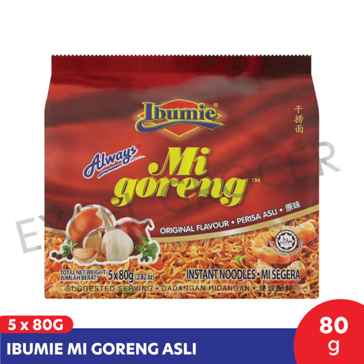 Ibumie Mi Goreng Asli Always 5 x 80g | Lazada