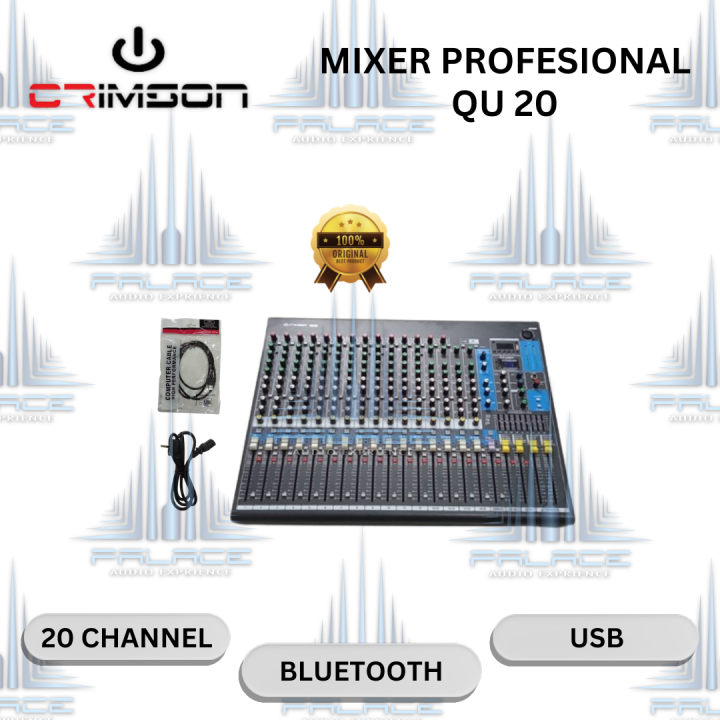 Mixer Profesional 20 Channel - Crimson QU 20 | Lazada Indonesia