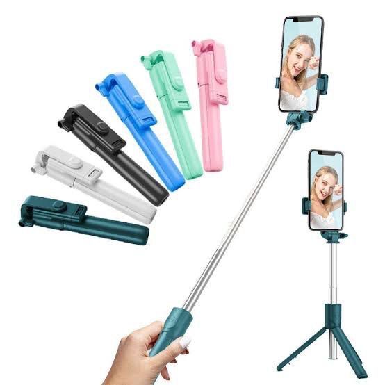 Tripod R1 Selfi Stick Tripod Camera Tongsis Mini Holder | Lazada Indonesia