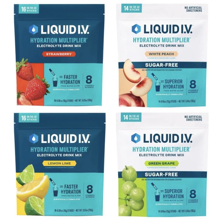 Liquid I.V. Hydration Multiplier EXP Jan 2026 | Electrolyte Drink Mix ...
