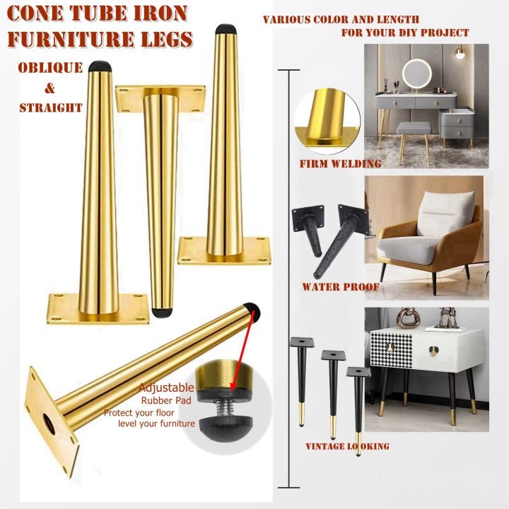 4pcs Furniture Legs Metal sofa /table /cabinet/ coffee table/ leg ...