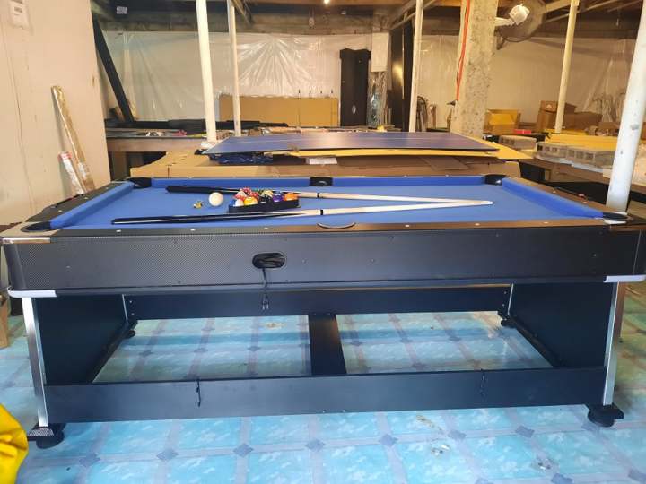 4-in-1 Multi 7ft Functional Table (Billiard, Table Tennis, Air Hockey ...