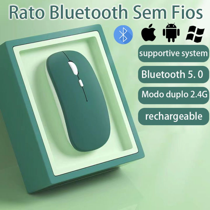 Wireless Bluetooth Mouse For iPad/macbook laptop Bluetooth Mouse 2.4GHz ...