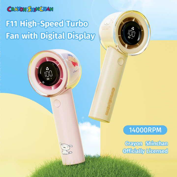 Rock Space Crayon Shinchan F11 High-Speed Turbo Fan Digital Display ...