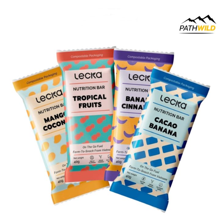 LECKA ENERGY BAR ผลไม้อัดแท่งผสมธัญพืช บาร์ให้พลังงานสูง เหมาะสำหรับ ...