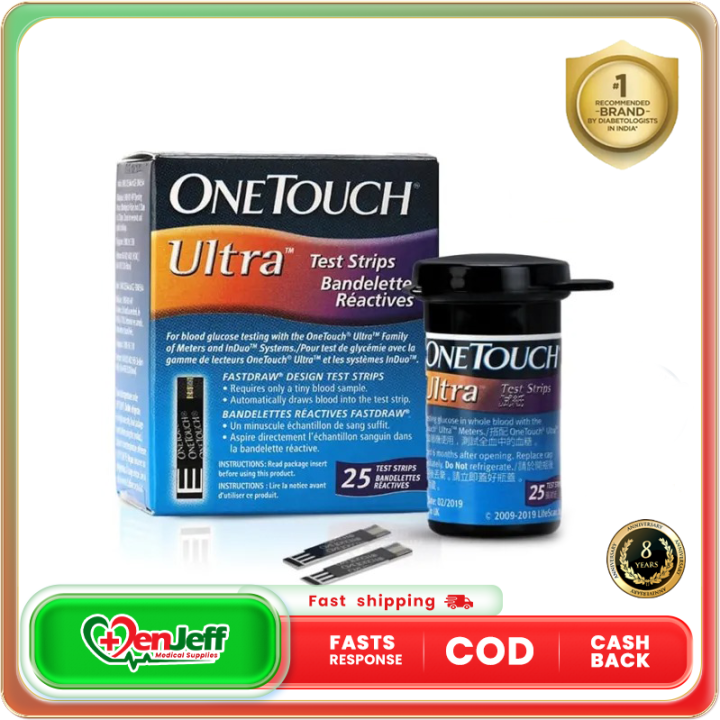 One Touch Ultra Test Strips 25s and 50s or One Touch Ultra Glucometer ...