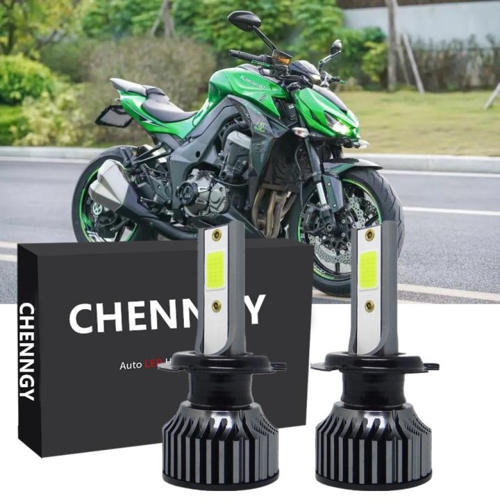 New ชุดหลอดไฟหน้า LED P1 12-24V 6000K สีขาว สําหรับ Kawasaki Z1000 2003 ...