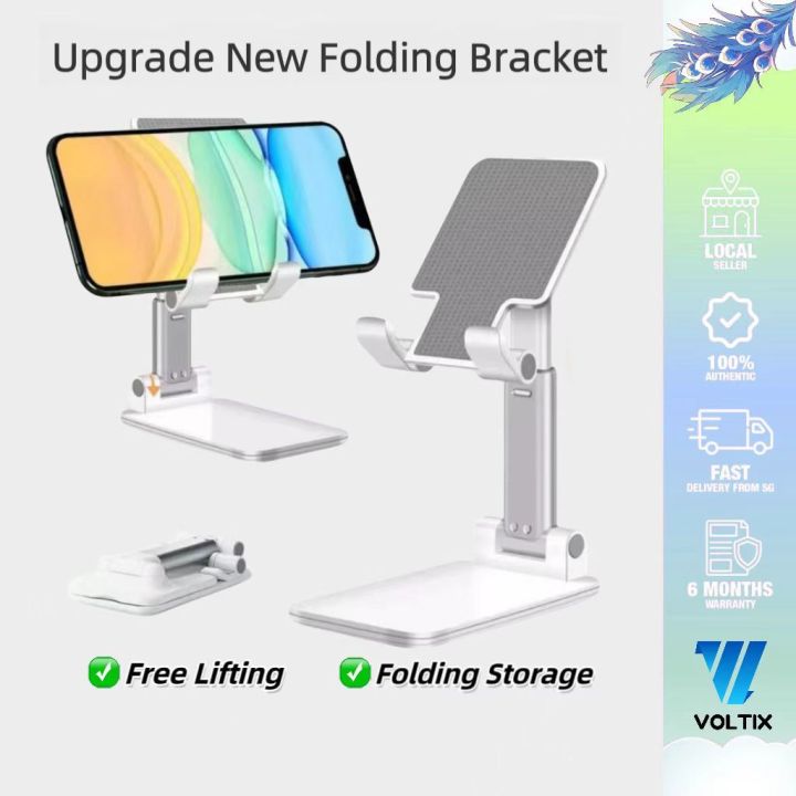 【SG】Mobile Phone Stand Holder Desktop Lifter Adjustable Support ...