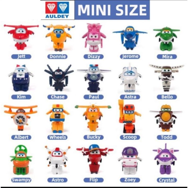 ORI SUPERWINGS SUPER WINGS AULDEY AIRPLANE ROBOT MAINAN PESAWAT TOY ...
