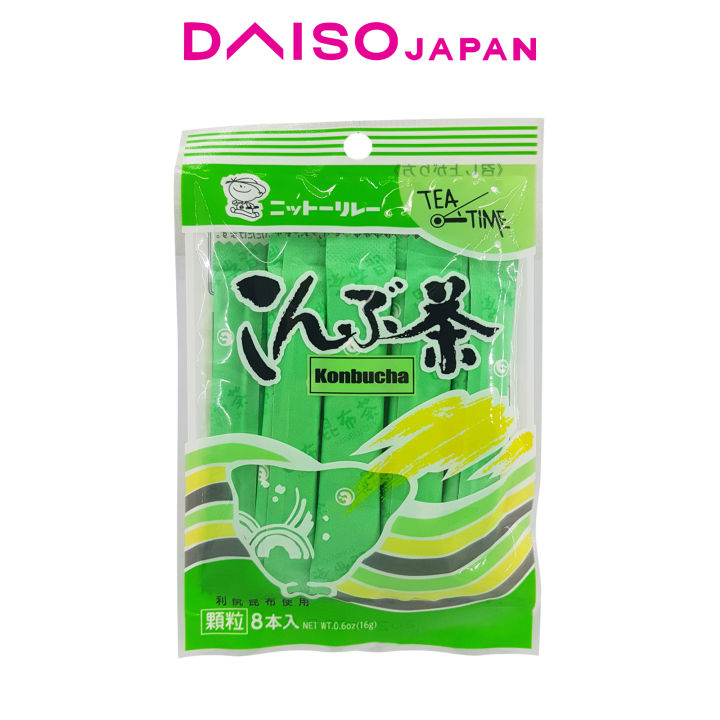 Daiso Nittou Relay Konbucha Kelp Tea 16g (2g x 8 packs) | Lazada PH