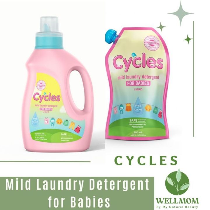 Cycles Mild Laundry Liquid Detergent for Babies | Lazada PH