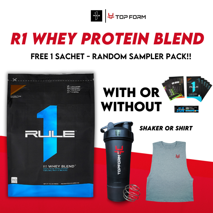 Rule 1 Whey Blend with Shaker, 10 lbs, R1 Whey Protein Powder | Lazada PH