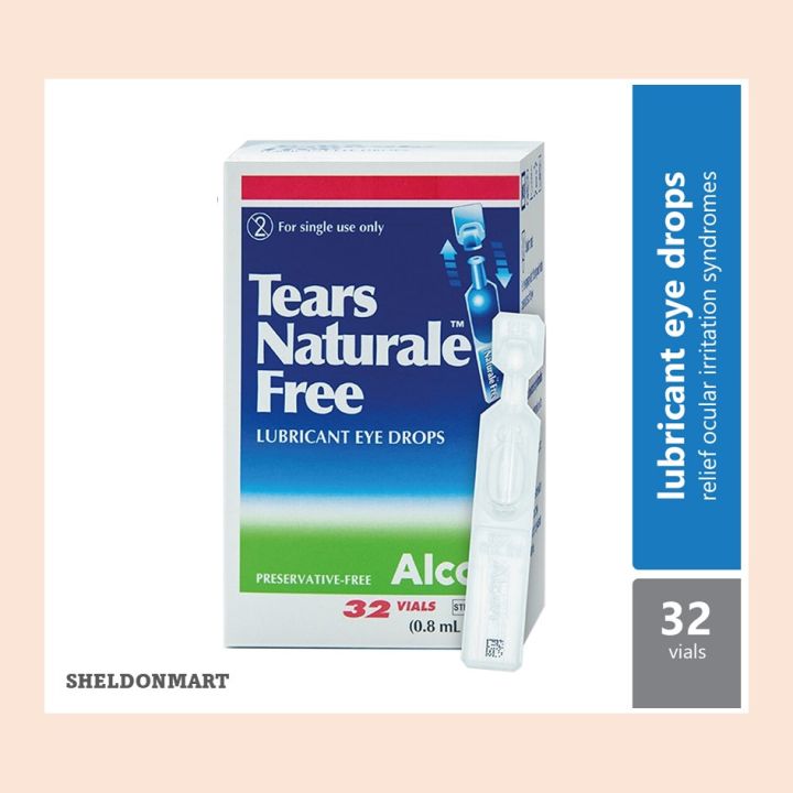 (EXP: 07/2025) TEARS NATURALE PRESERVATIVE FREE EYE DROPS 0.8ML x 32's ...