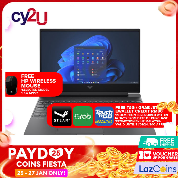 HP Victus 15-FB1013AX 15.6" FHD 144Hz Gaming Laptop - Mica Silver (AMD ...