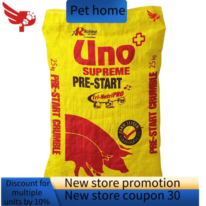 Uno+ Supreme Pre-Start Crumble 25KG - Tri-NutriPro - For Pigs, Hogs ...