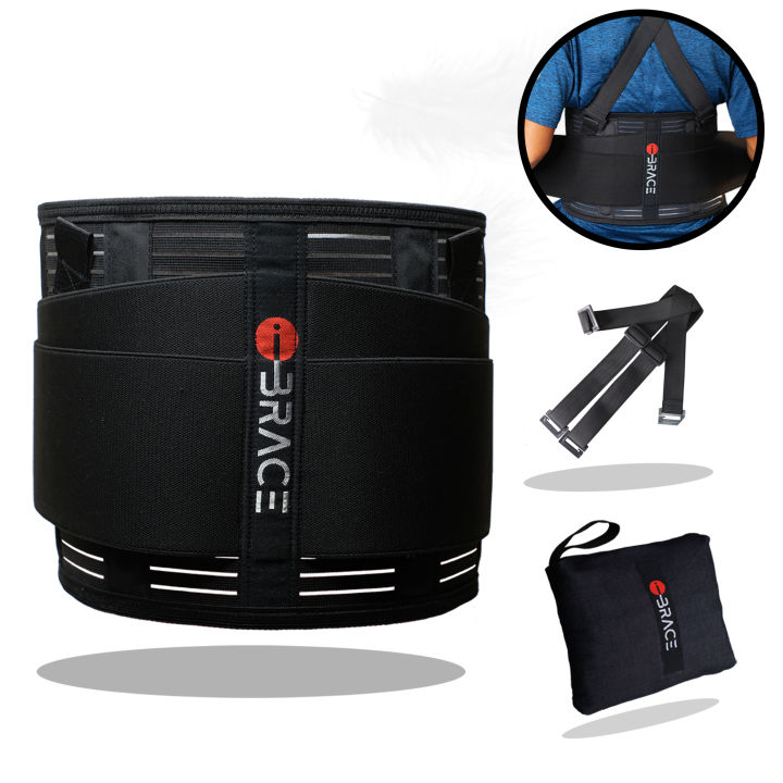 Back Support Premium Back Brace and elastic Support Belt with Dual ...