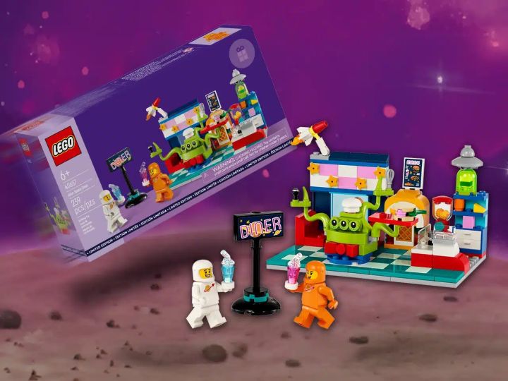 [BrickStory] LEGO Alien Space Diner (40687)(239 Pieces)(Year 2024 ...