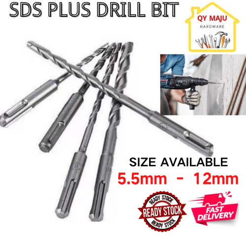 SDS Plus Drill Bit / Mata Tebuk Dinding Simen /Concrete Drill Bit/SDS ...