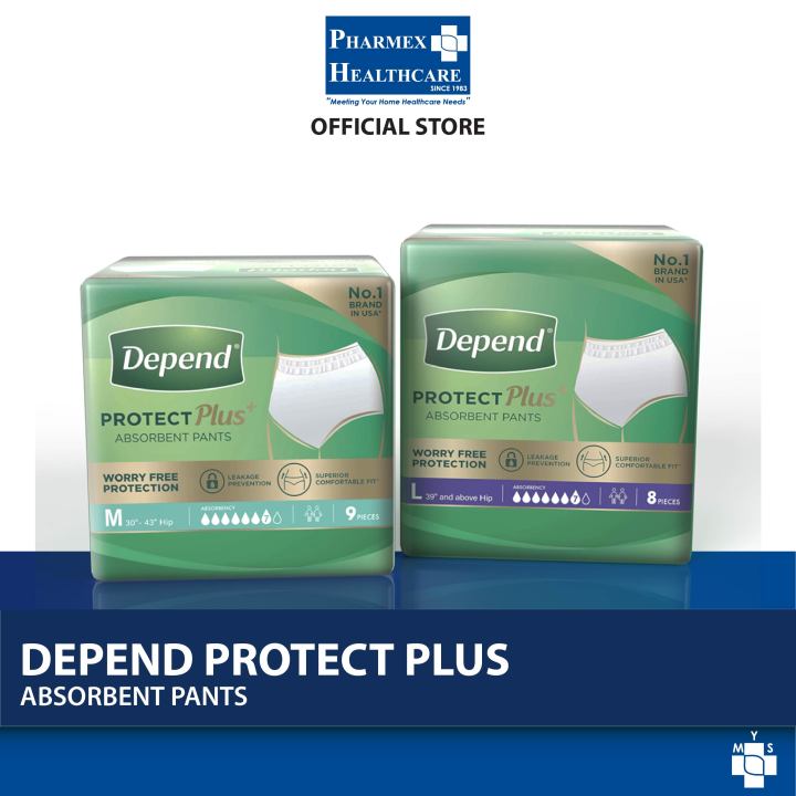 DEPEND Protect Plus Absorbent Pants | Lazada Singapore