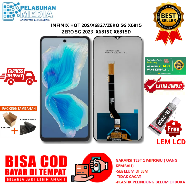 LCD INFINIX HOT 20S X6827 / ZERO 5G X6815 / ZERO 5G 2023 X6815C X6815D ...