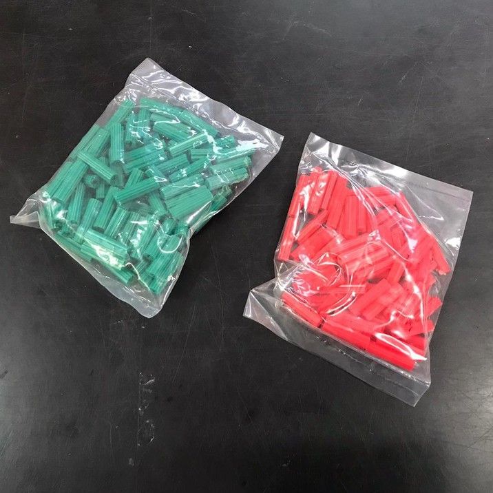 PVC Concrete Wall Plug Plastic Anchors - Green 7 mm / Red 6 mm | Lazada ...